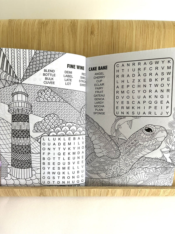 Word Search and Colouring Book – The Wild Hidden